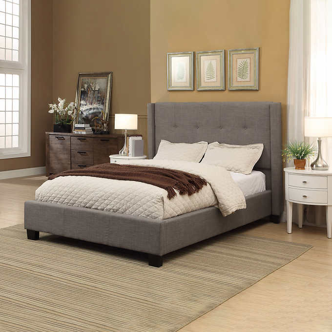 NEW Costco Macallister Upholstered Bed Retail 649 PDX Deals